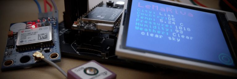 MicroPython: Weather Report Box - LeMaRiva Tech