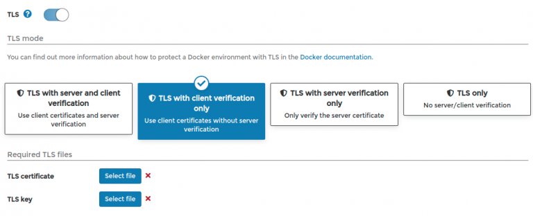 Portainer: Managing Docker Engines remotely over TCP socket (TLS ...
