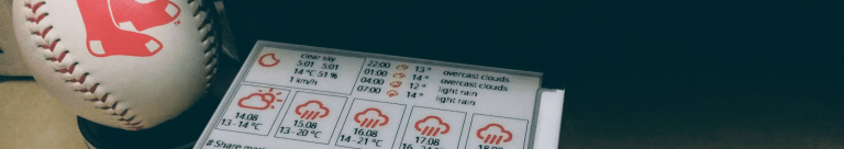 Raspberry Pi: an E-Paper display for Widgets - LeMaRiva Tech